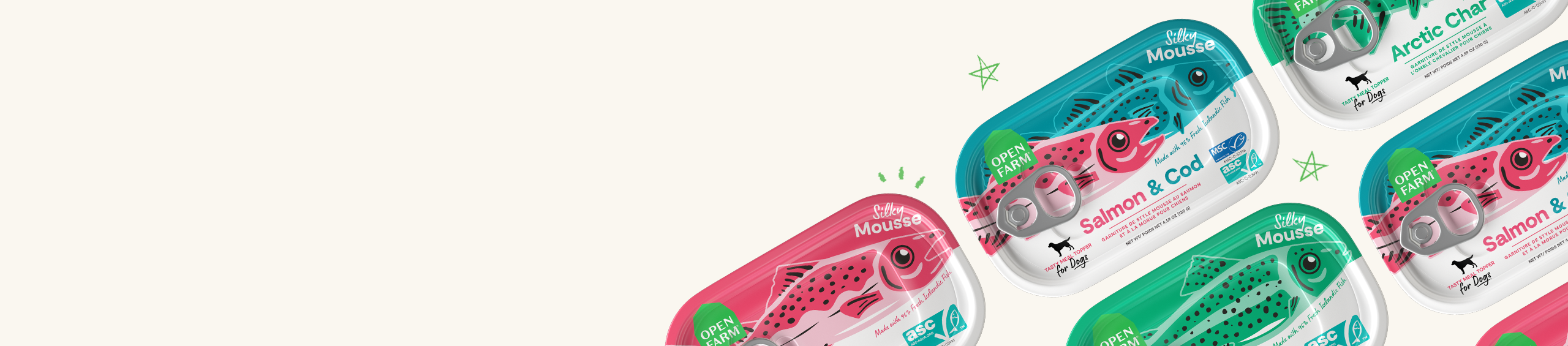 Fish Toppers for Dogs – Open Farm