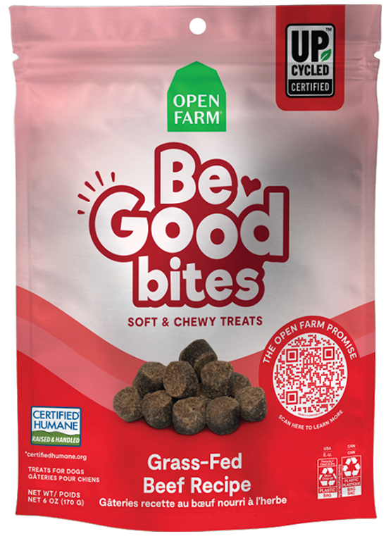 Grass-Fed Beef Dog Treats | Be Good Bites | Open Farm
