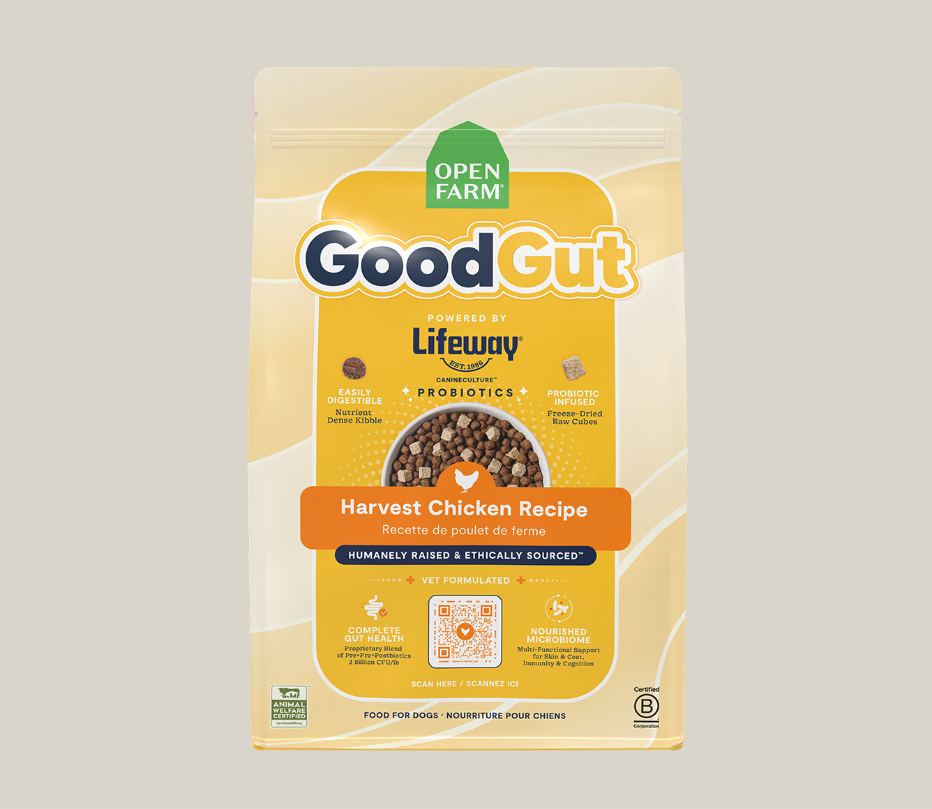 GoodGut Harvest Chicken Dog Kibble – Open Farm