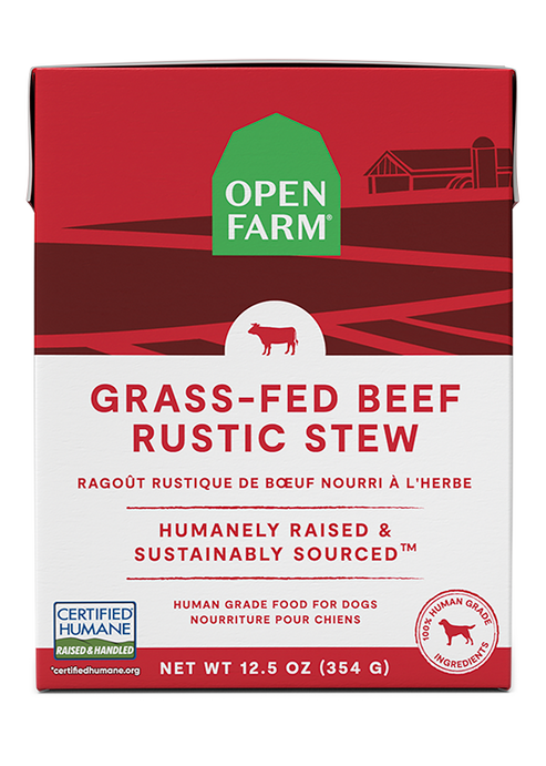 Grass-Fed Beef Rustic Stew Wet Dog Food - Open Farm