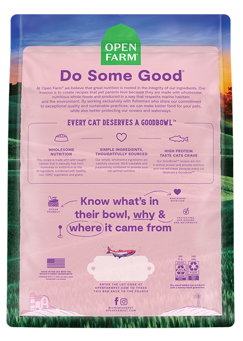 Wild-Caught Salmon & Brown Rice Cat Food: Goodbowl™ - Open Farm