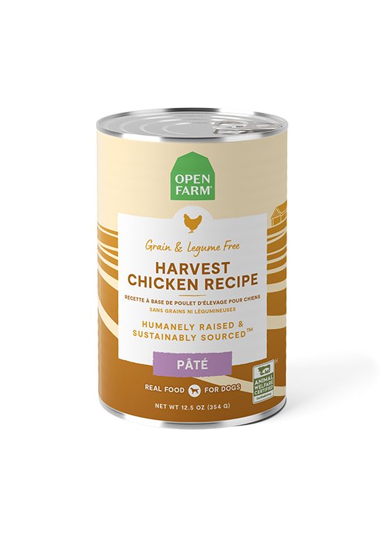 Harvest Chicken Paté Recipe for Dogs - Open Farm
