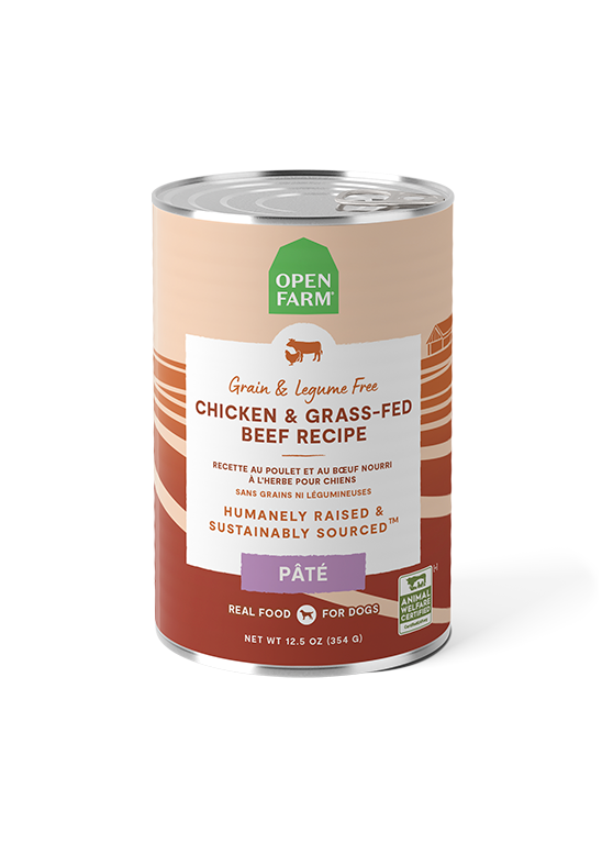 Chicken & Grass-Fed Beef Paté Recipe for Dogs - Open Farm