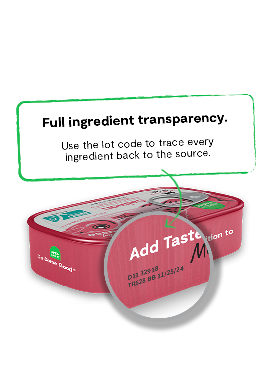 Salmon Topper for Cats - Open Farm